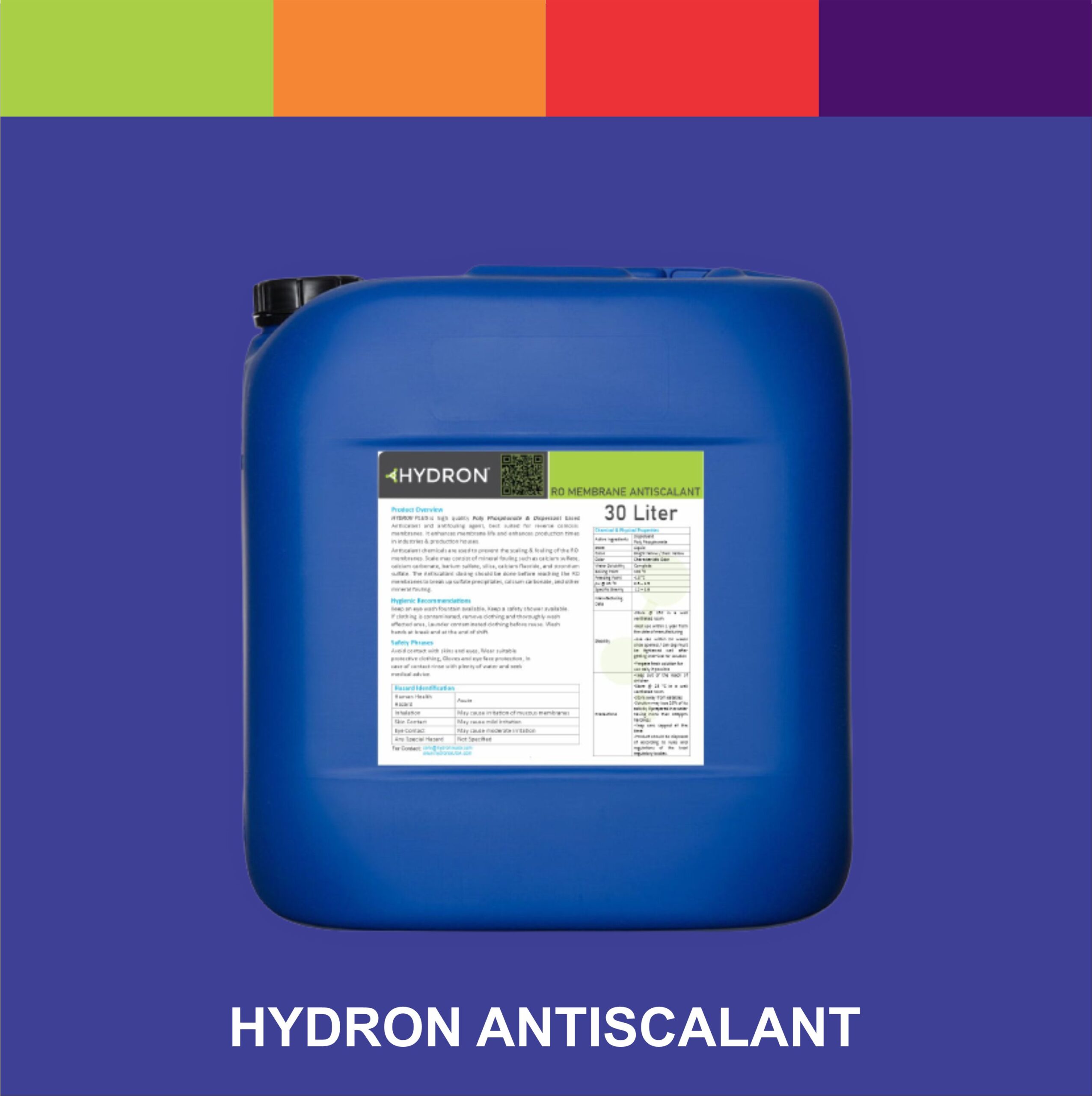 Hydron RO Antiscalant Chemical in Pakistan - HWT - Hydronix Water ...